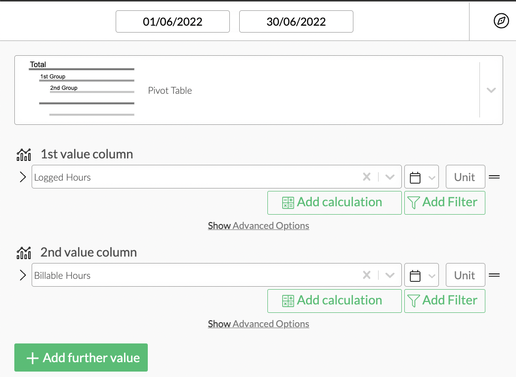 Pivot Table Widget Types Widgets Getting Started Exply Docs